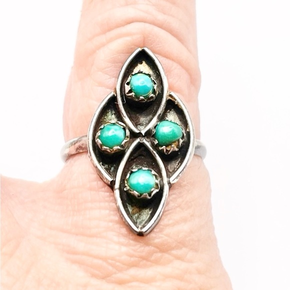 925 Sterling Silver | Jewelry | Vintage Native American Turquoise Zuni ...
